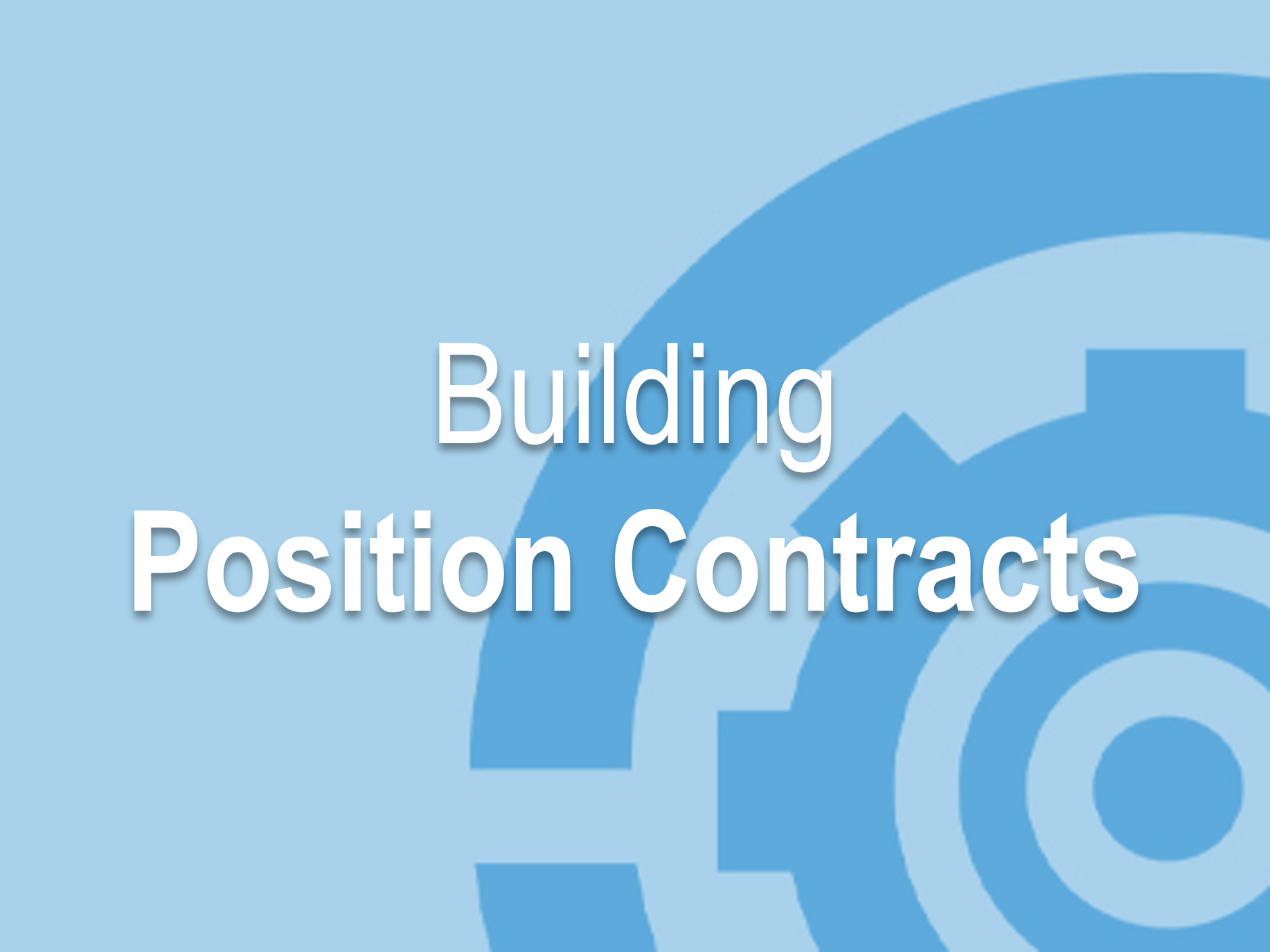 Building Position Contracts - C2P Central
